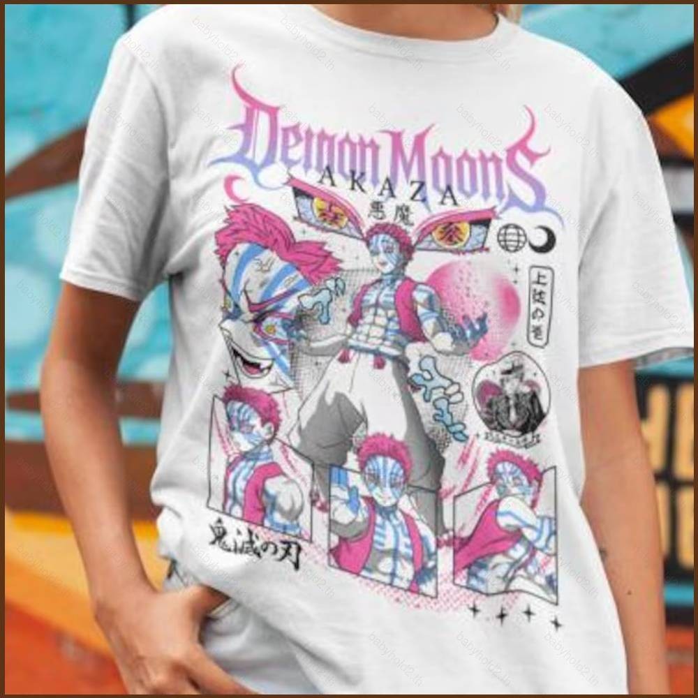 BH2 Demon Slayer Kimetsu no Yaiba Infinity Castle Akaza summer T-shirt ...