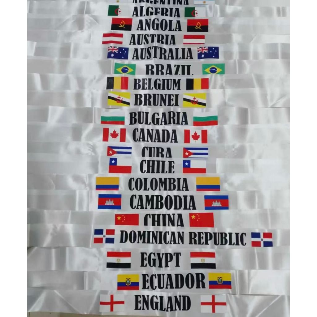 United Nations Sash with Logo UN Sash for United Nations Flag Print ...