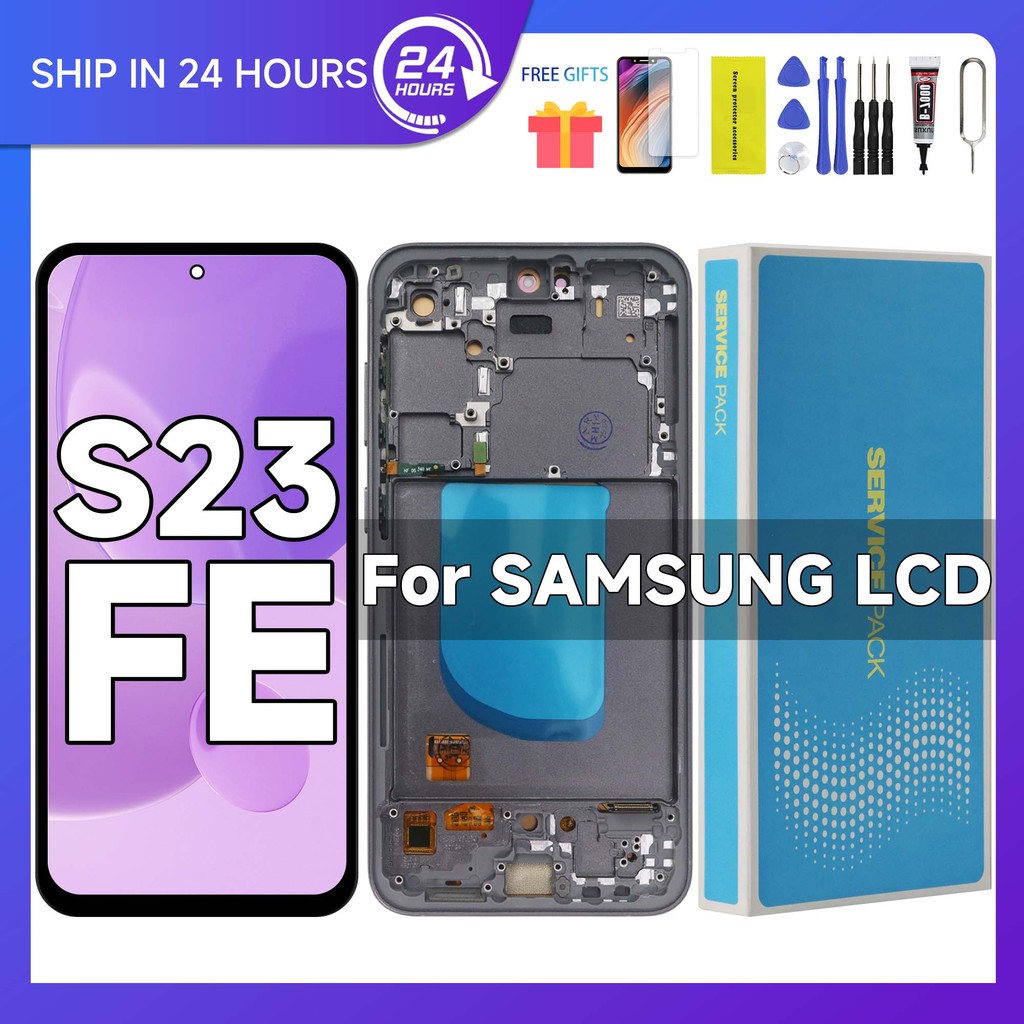 AMOLED/TFTFor Samsung Galaxy S23 FE,S711 SM-S711B, SM-S711B/DS, SM ...