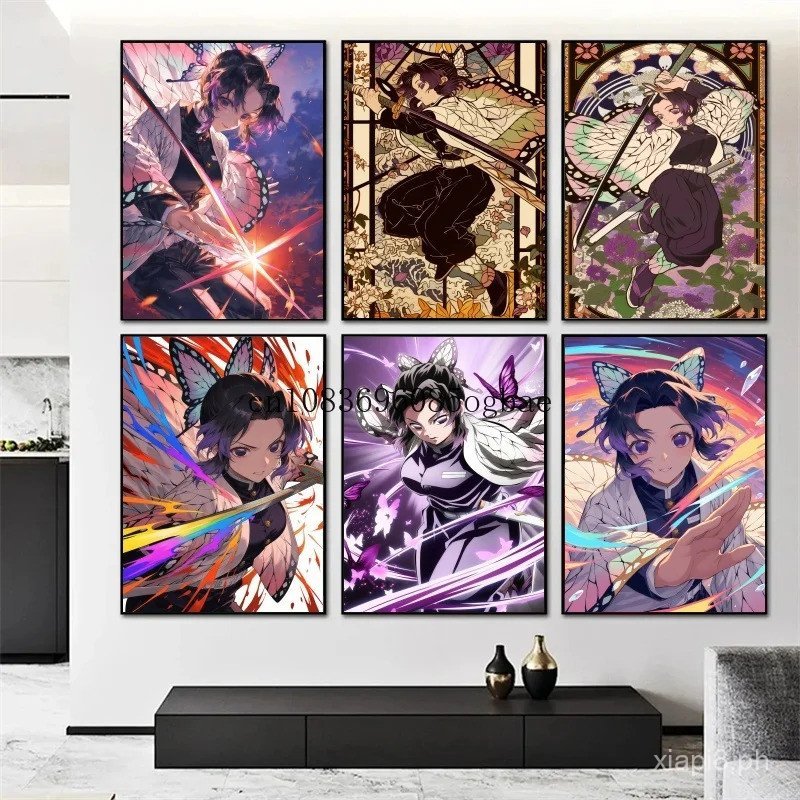 Demon Slayer Anime Character Shinobu Kocho Poster Hd Art Print Home ...