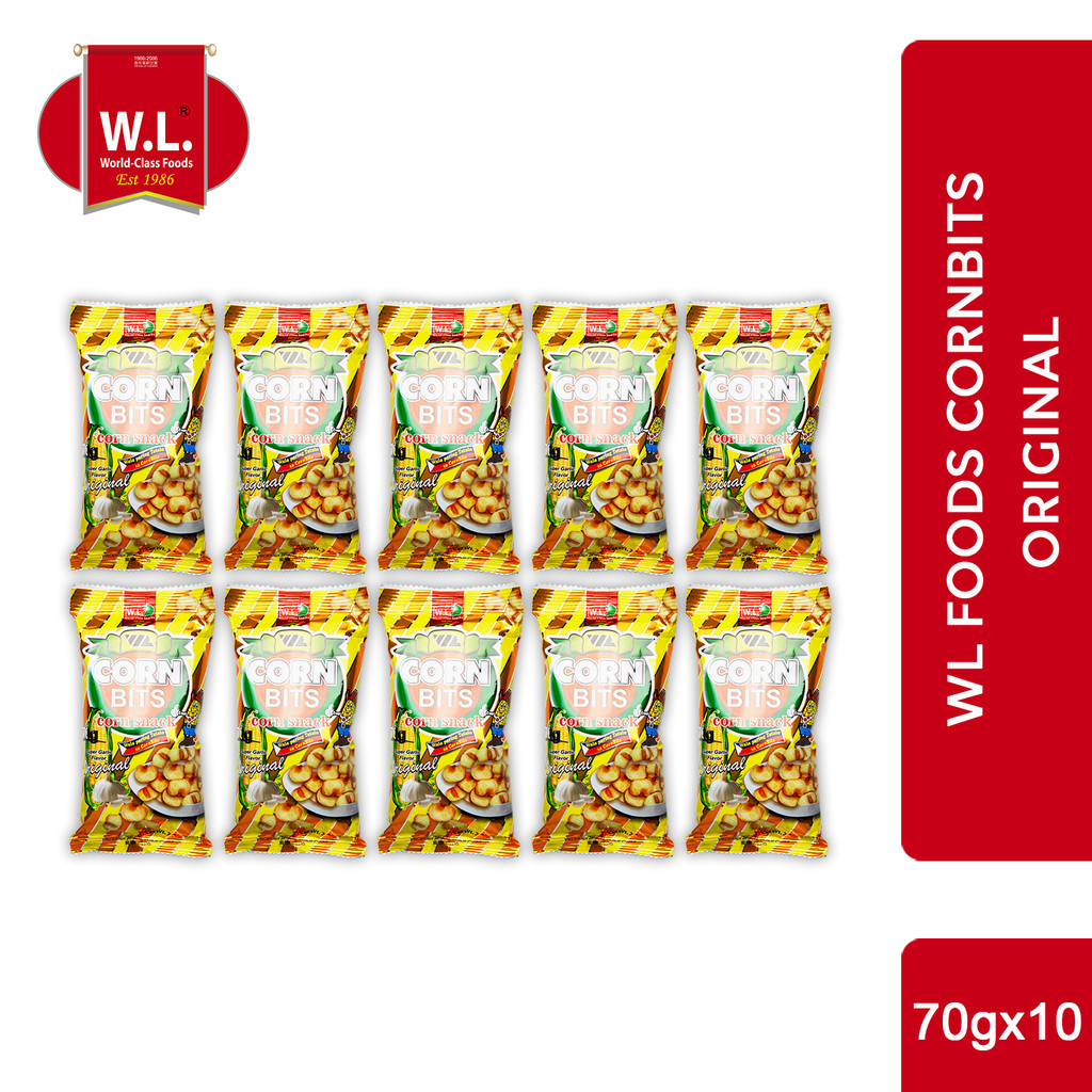 WL FOODS Cornbits Original 70g x 10 | Shopee Philippines