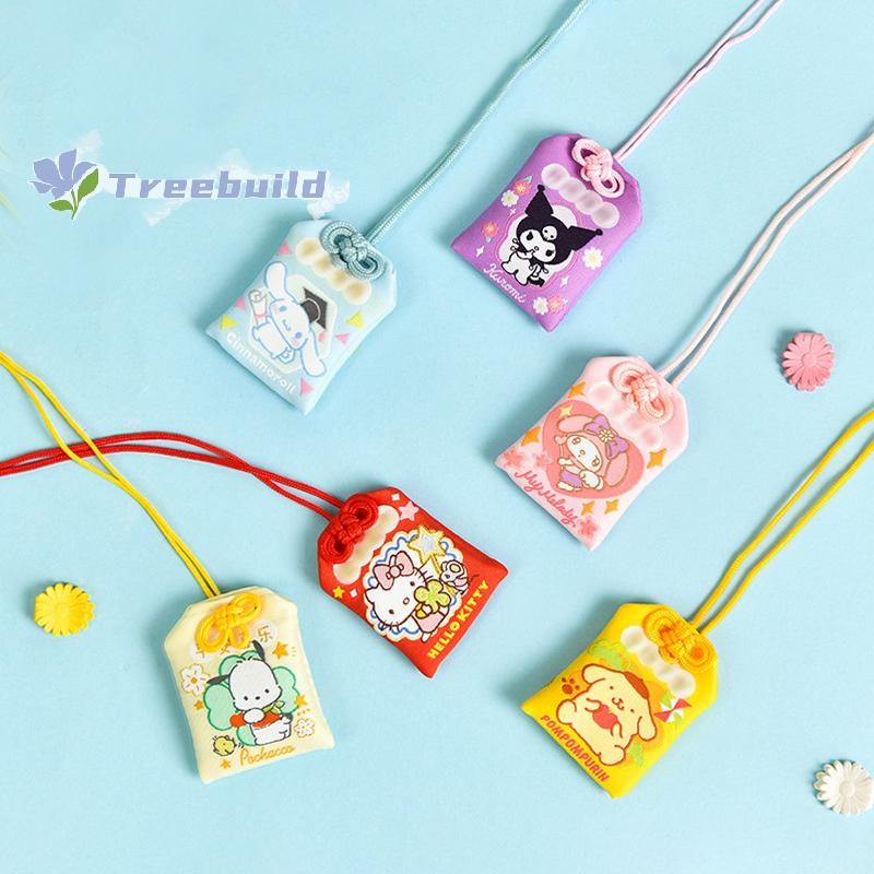 [Treebuild] Kawaii Sanrio Omamori Pendant Cute Pompompurin Cinnamoroll ...