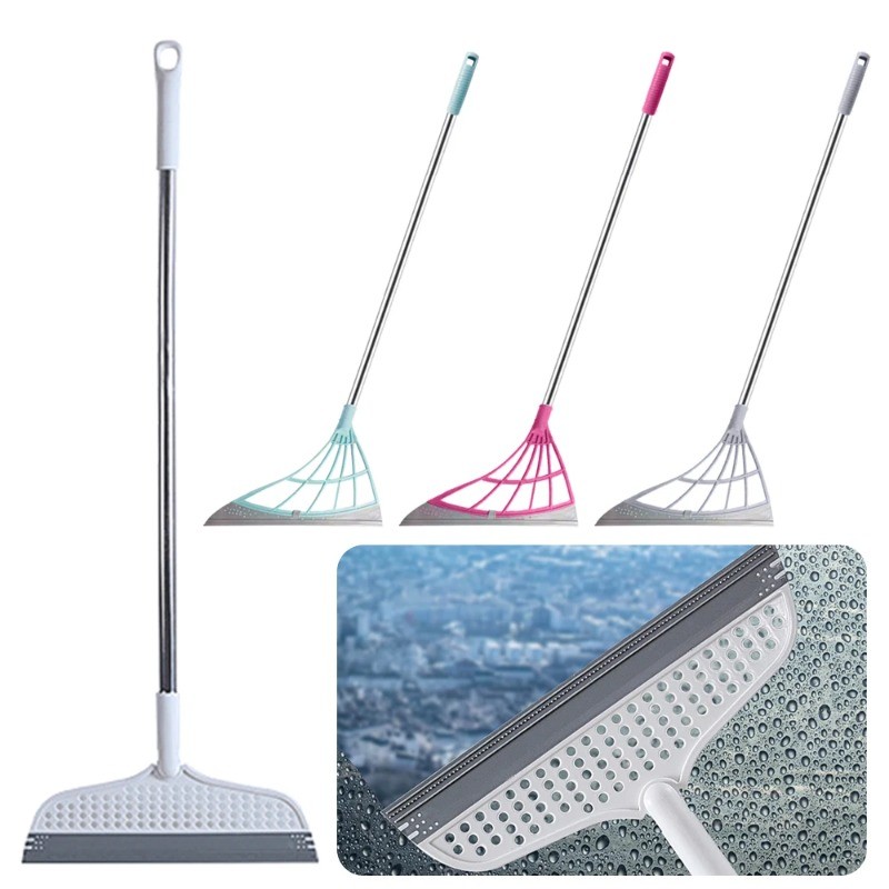 Magic Broom Floor Wiper Squeegee Lazy Silicone Broom Wet&dry Dual-use ...