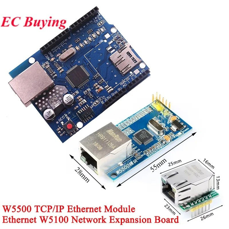 Electronic City Buy 1-2 USR-ES1 W5500 Ethernet Module Hardware SPI to ...