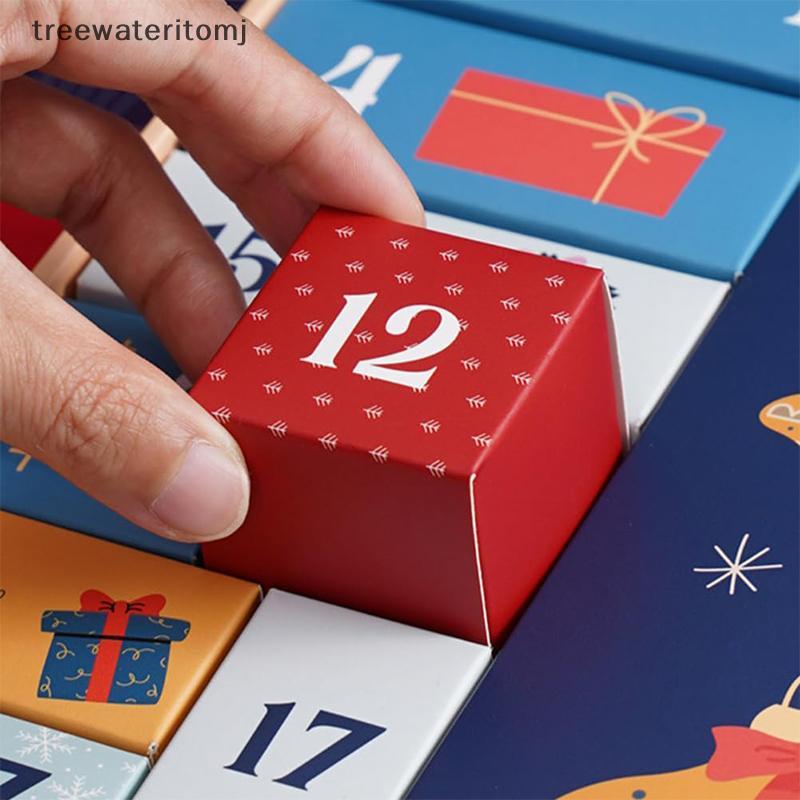 TJ DIY Advent Calendar Christmas Countdown Calendars With 24 Cardboard ...