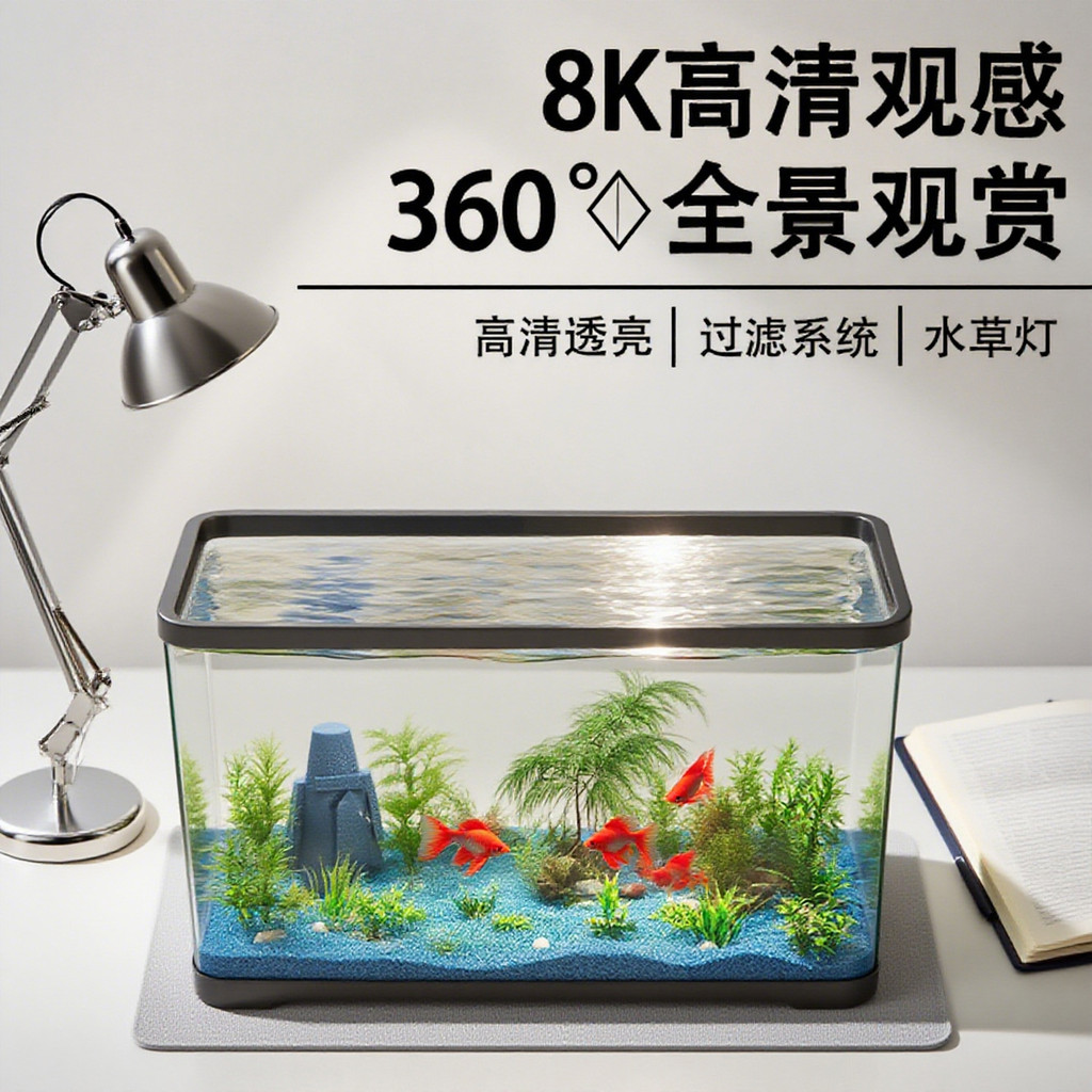 Fish Tank Small Living Room 2025 Household Landscaping Full Set ...