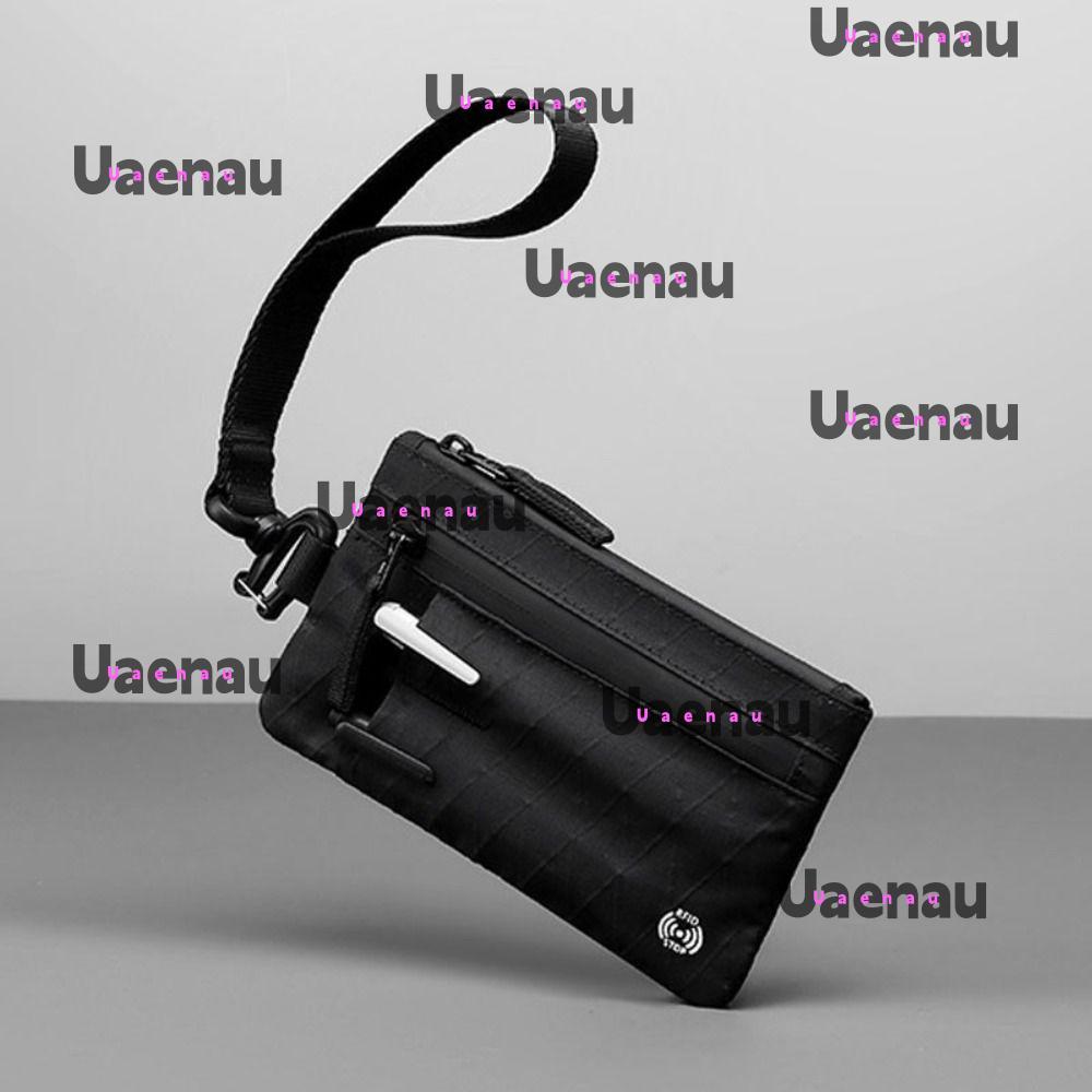 UAENAU Zip Clutch with Wristband, RFID Blocking 3 External Slots Credit ...