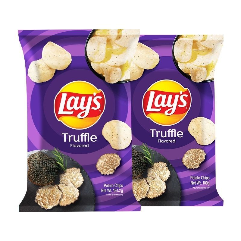 Imported Lay's Black Truffle Flavor Potato Chips Snacks Spree Dormitory ...
