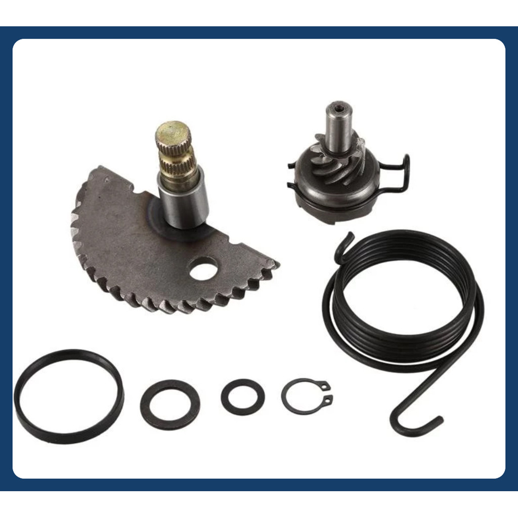 1P39QMB Kick Start Gear Kit Kits with Spring Washer for GY6 50cc 60cc ...