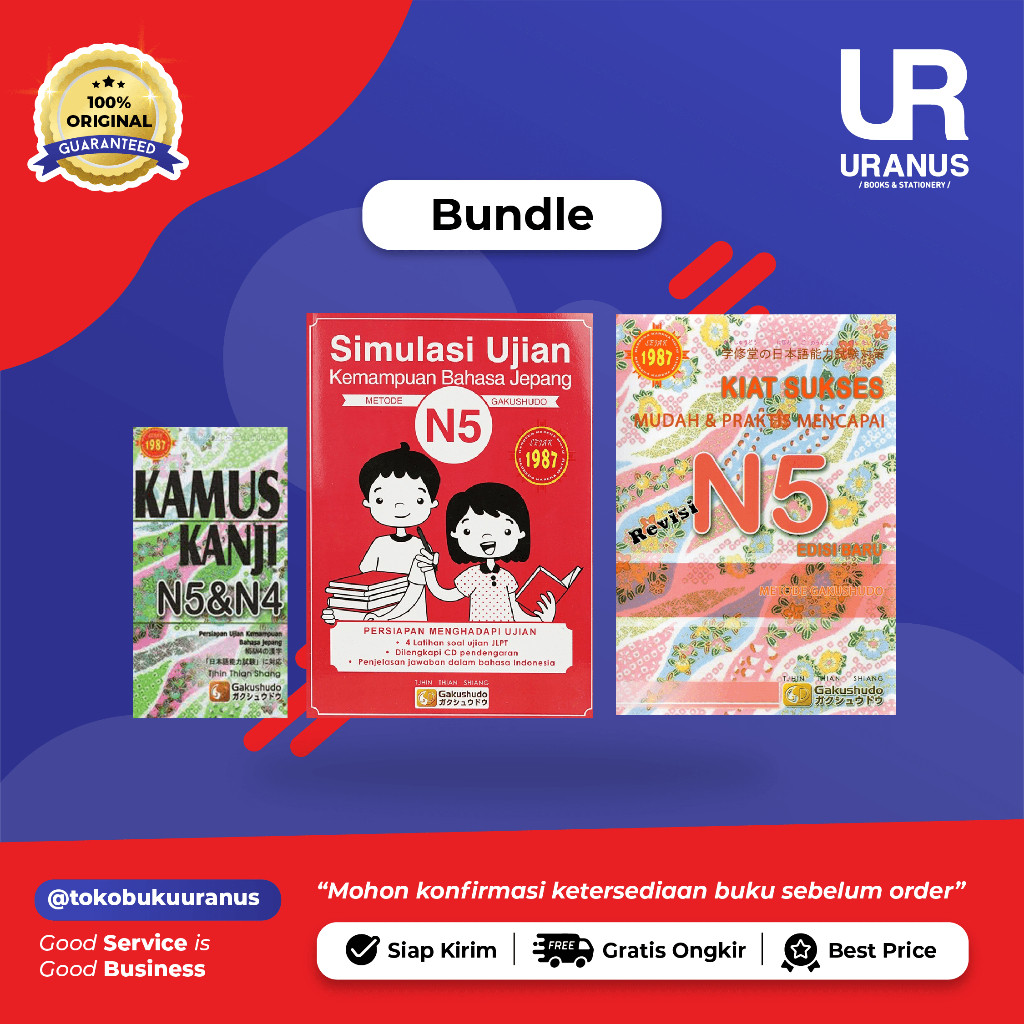 BUNDLE JLPT N5 Tips for Success, Exam Simulation, & Kanji Dictionary ...