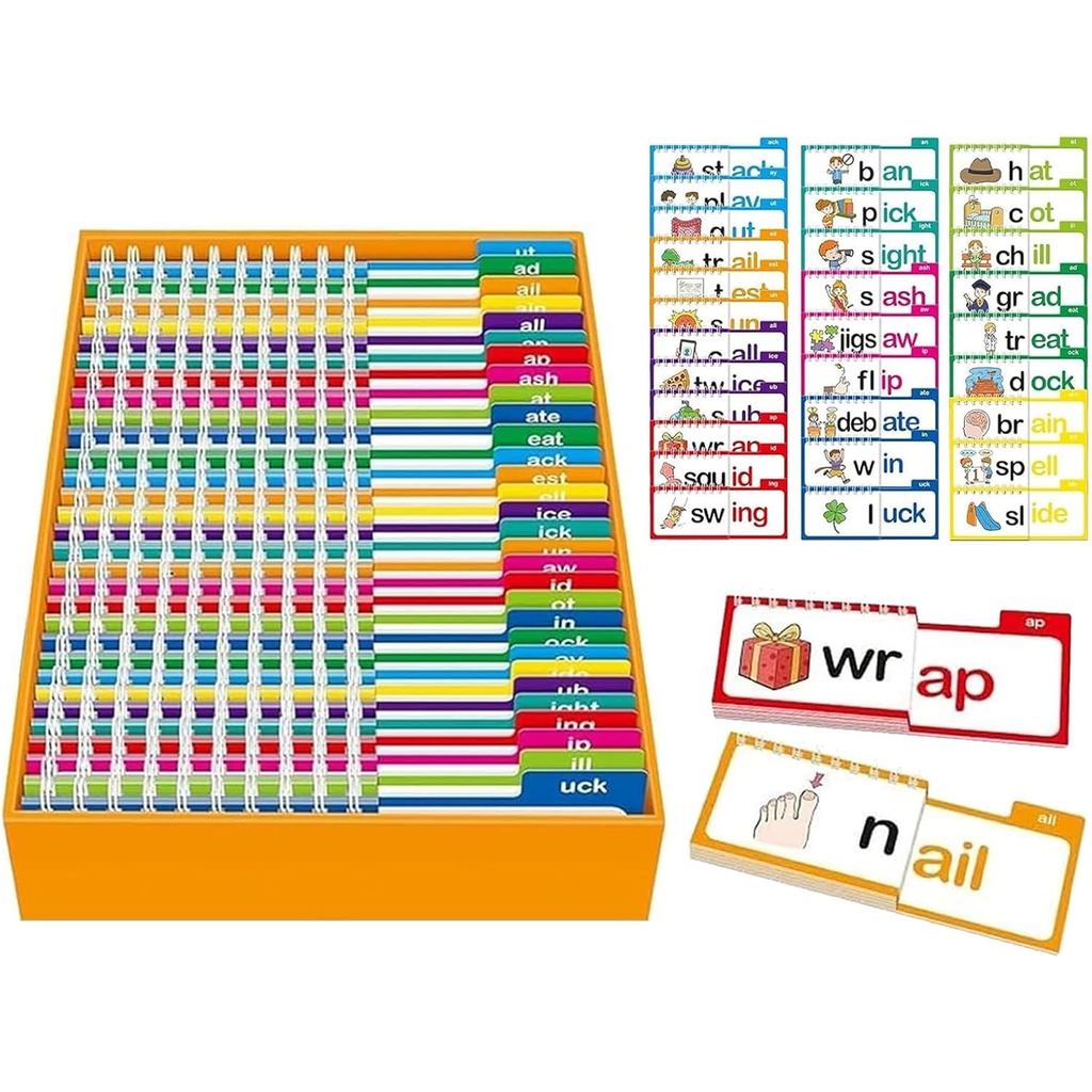 30 Word Family Build Book | Interactive Word Families Build & Learn ...
