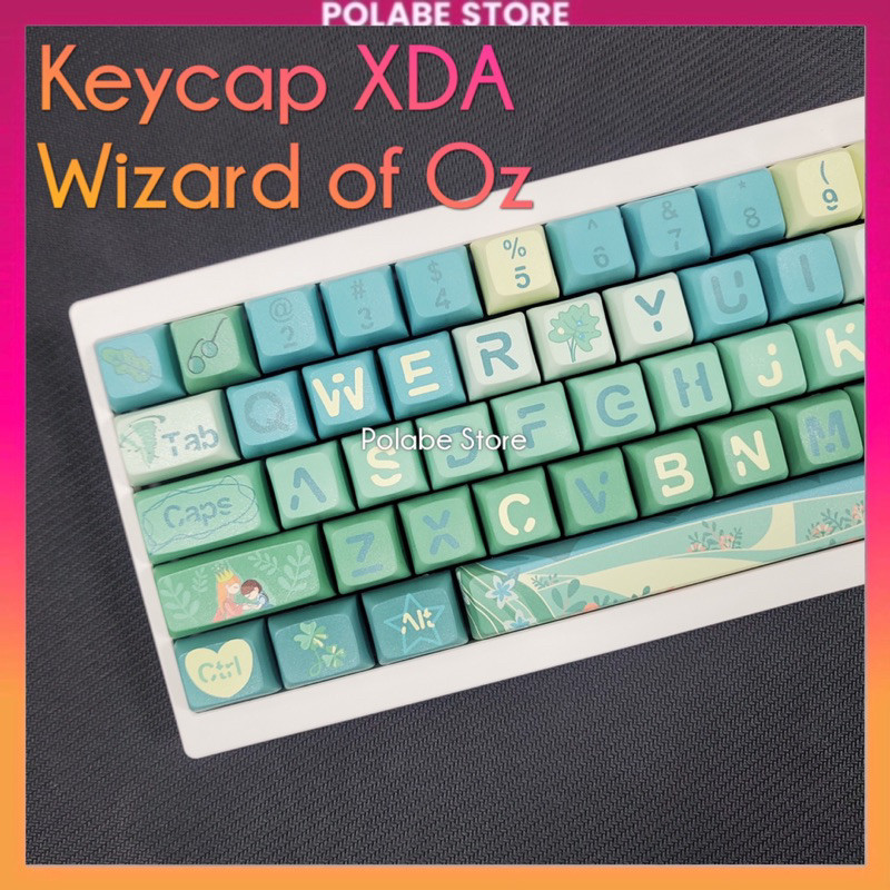Keycap Wizard of Oz XDA Profile PBT Dyesub CMK Mitoby Factory ...