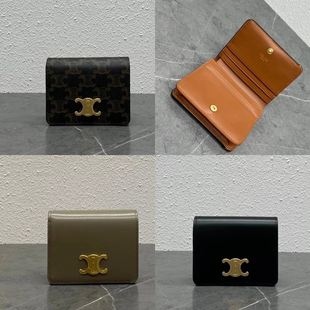 Celine Short Wallet Women's Presbyopic Wallet Men's Short Wallet FSBT ...