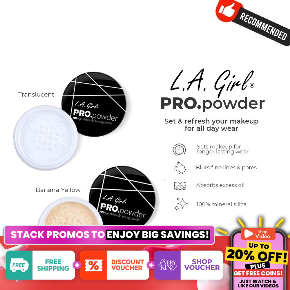 LA Girl Pro Setting Powder Translucent / Banana | Shopee Philippines