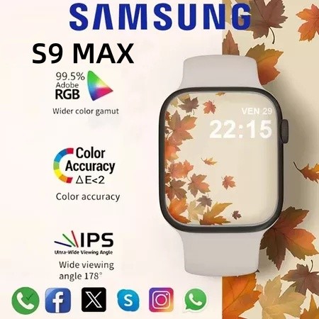 Samsung Smart Watch S9 Max Branded for Men Women Waterproof Healthy ...