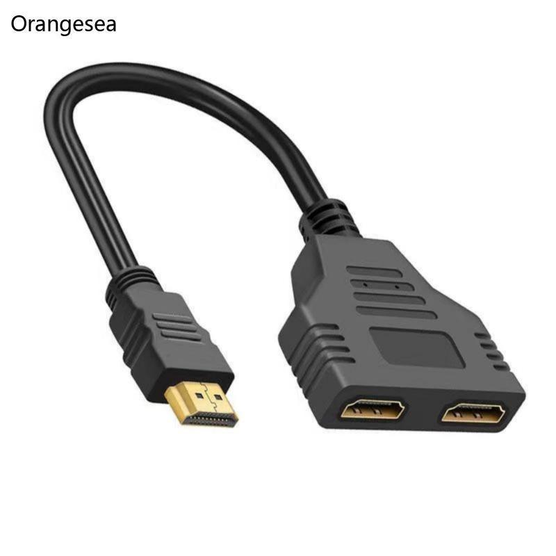 Orangesea Double Monitors HDTV Splitter 1 in 2 Out 1080P Sutiable for ...