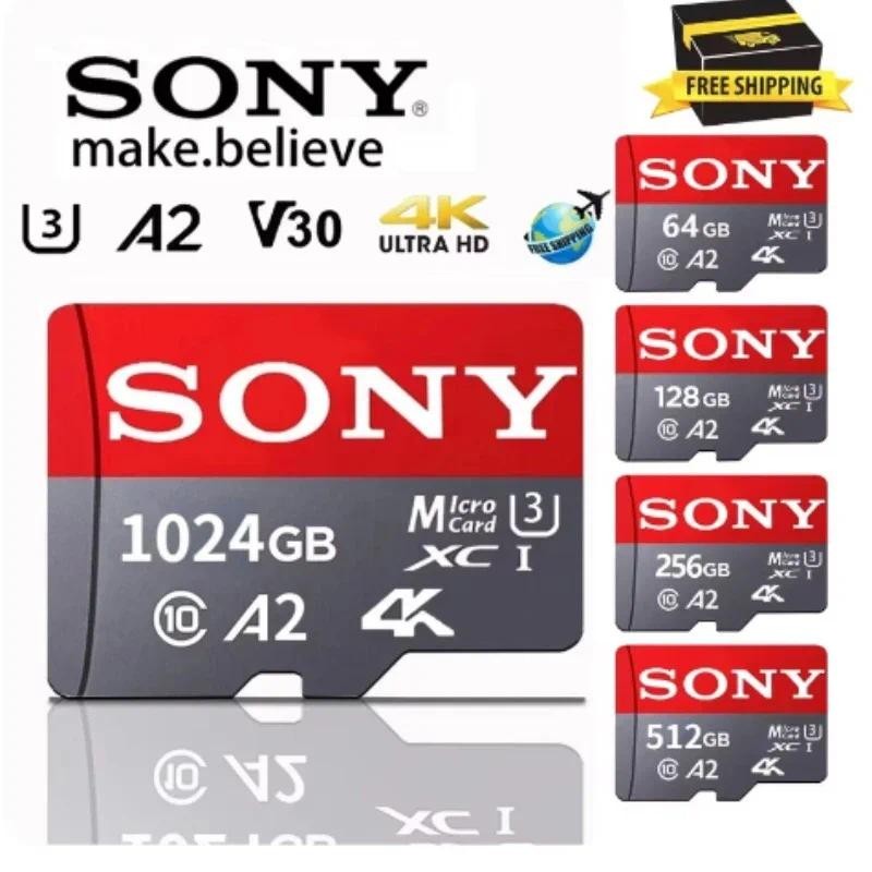 Sony SD High Speed Memory Card A2 1TB 512GB Micro SD Card 128GB 256GB ...