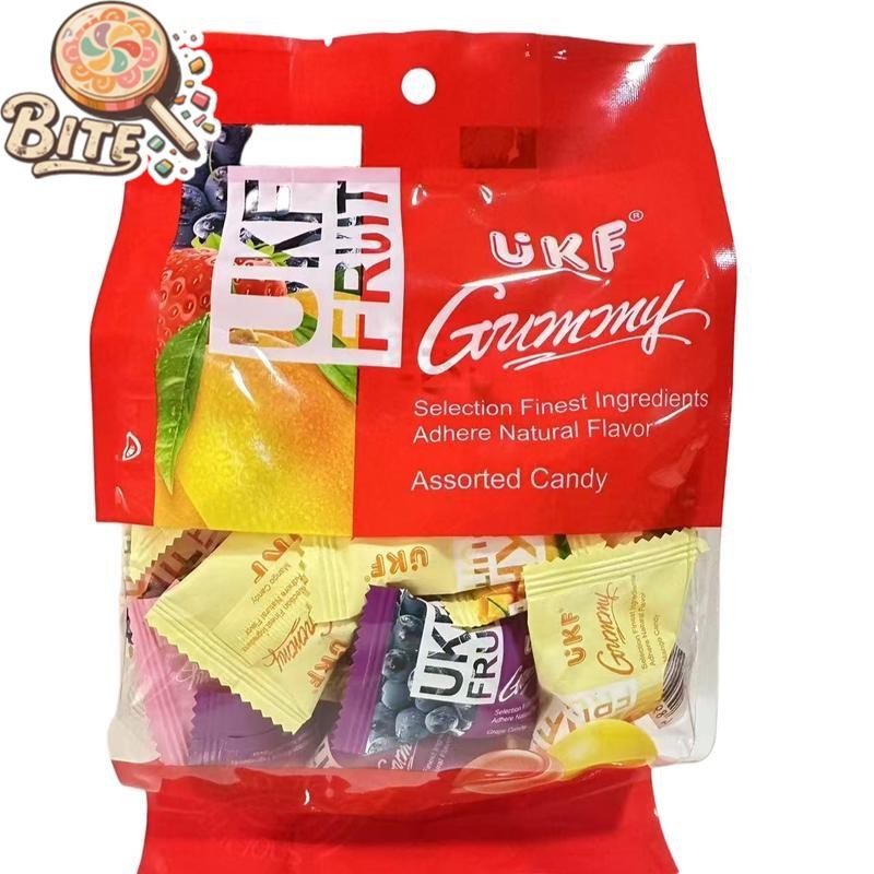 BITE | UKF Fruit Gummy 320g Sweet Soft Candy Mango/Strawberry/Grape ...