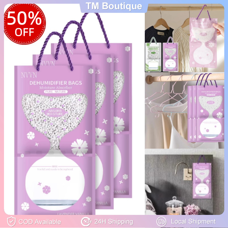 10pcs Hanging Moisture Absorbent Bags Anti-Mold Desiccant Packets ...