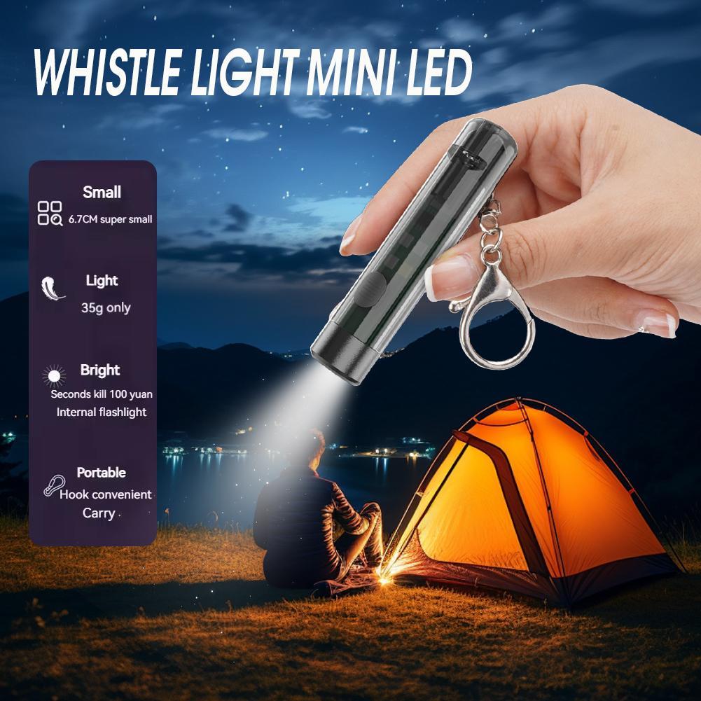 【Whistle Flashlight For Emergency】Torch Light Super Bright 7Modes With ...