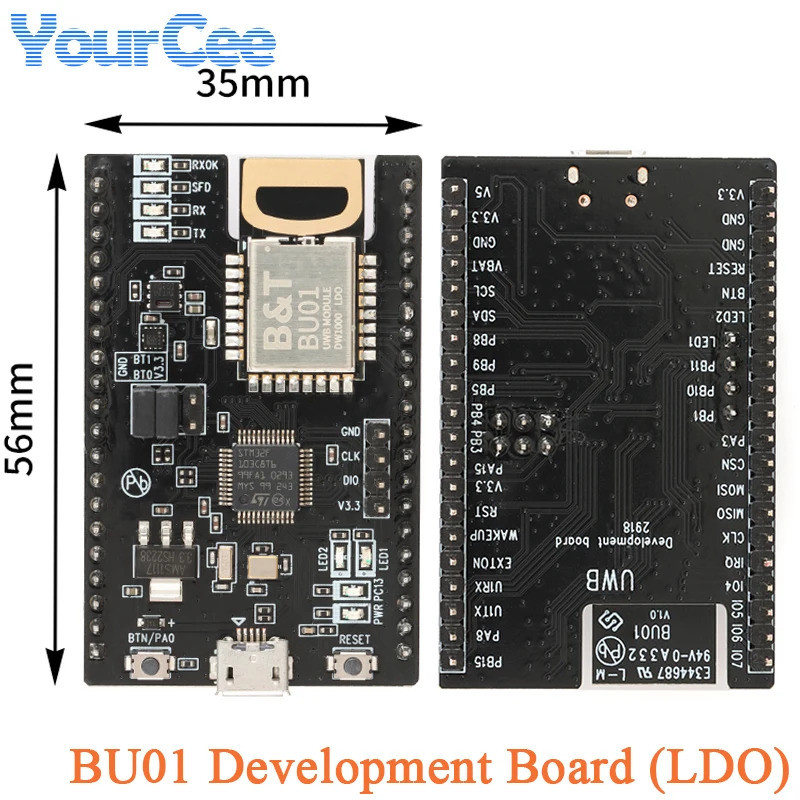 BU01 UWB Indoor Positioning Module Position DW1000 NodeMCU-BU01 ...