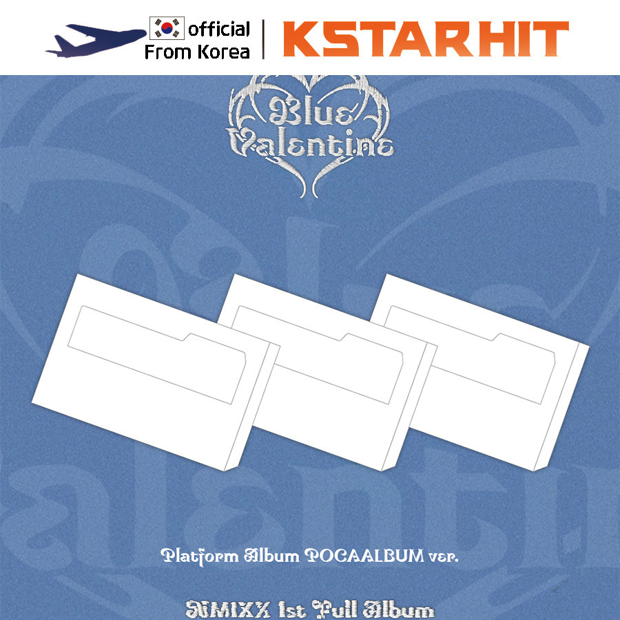 (+POB / Platform_POCAALBUM SET ver.) NMIXX - Blue Valentine (1st Full ...