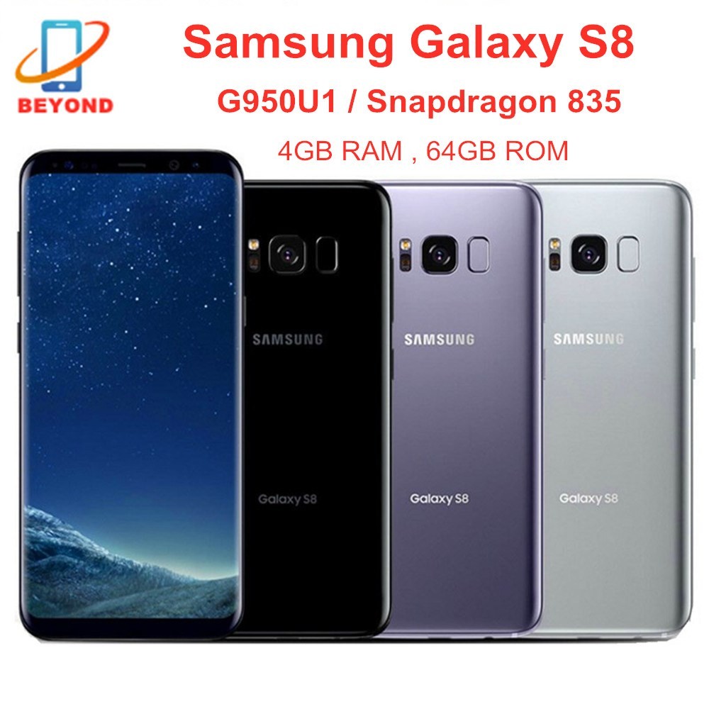 Samsung Galaxy S8 G950U G950U1 4GB RAM 64GB ROM Snapdragon | Shopee ...