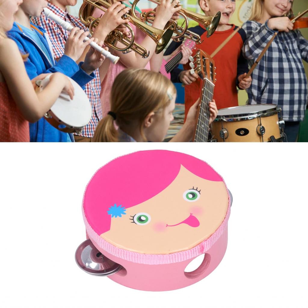 rubycode Universal Colorful Percussion Tambourine with Metal Bells for ...