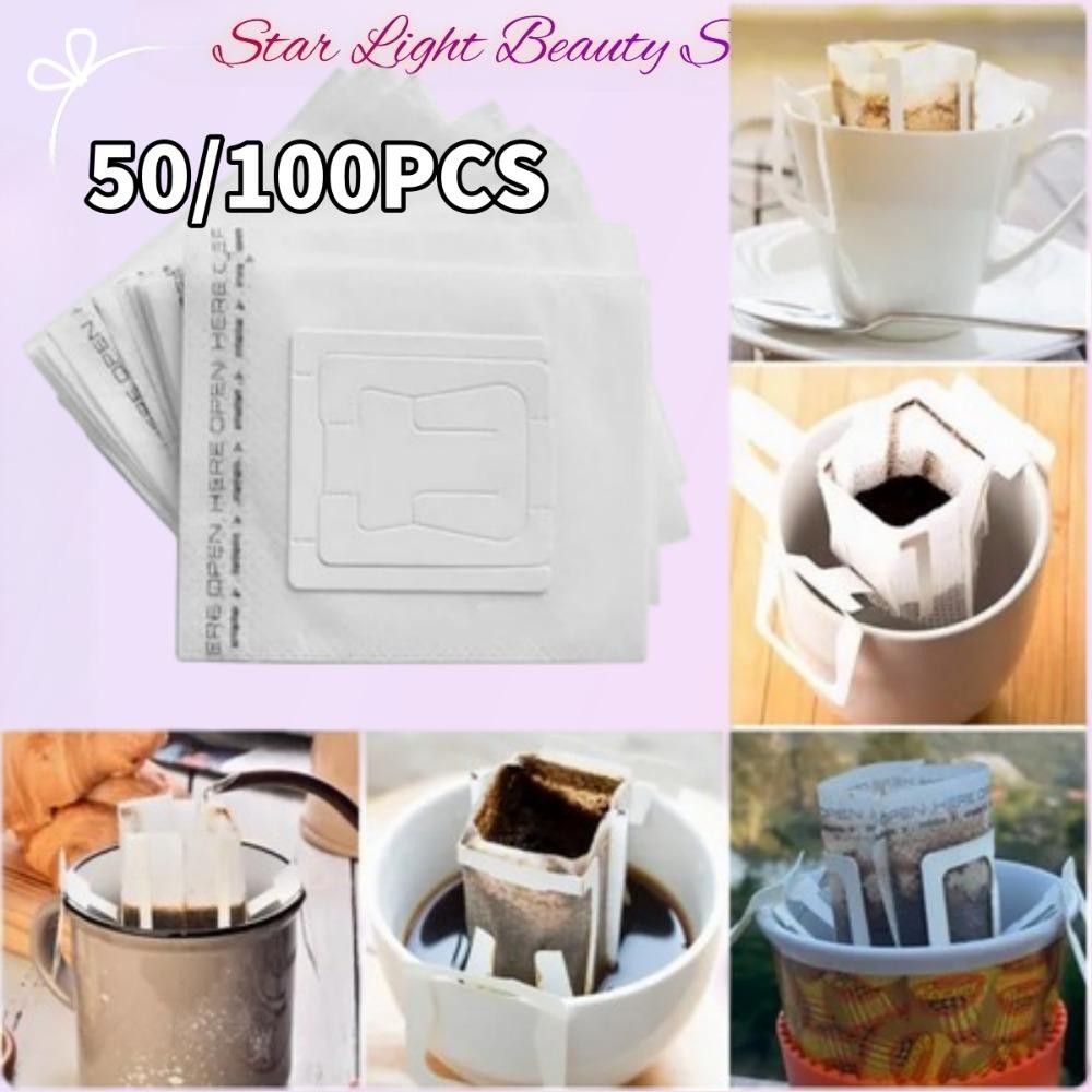 100pcs Coffee Drip Bag Empty Coffee Paper Filters Coffee Drip Filter ...
