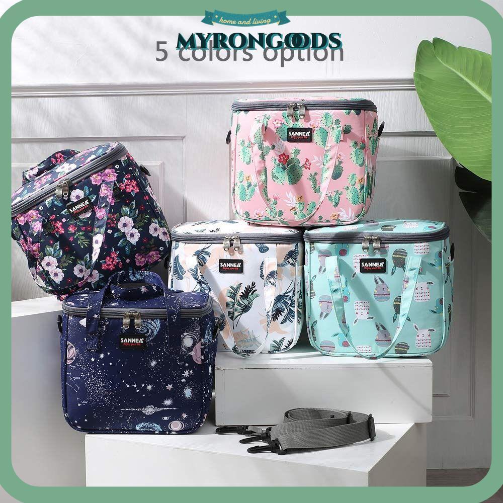 MYRONG Lunch Bags, Insulated Reusable Lunch Box, Cute Thermal Portable ...