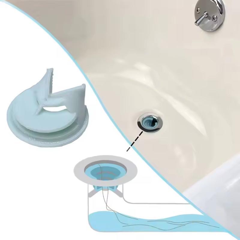 [GOOD] Bathtub Drain Funnel For Hair Clog Prevention,sewer Filter Hair ...