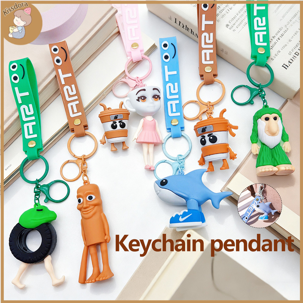 Kissdora Tung Tung Tung Sahur Keychain Plush Keychain Cute Tralalero ...