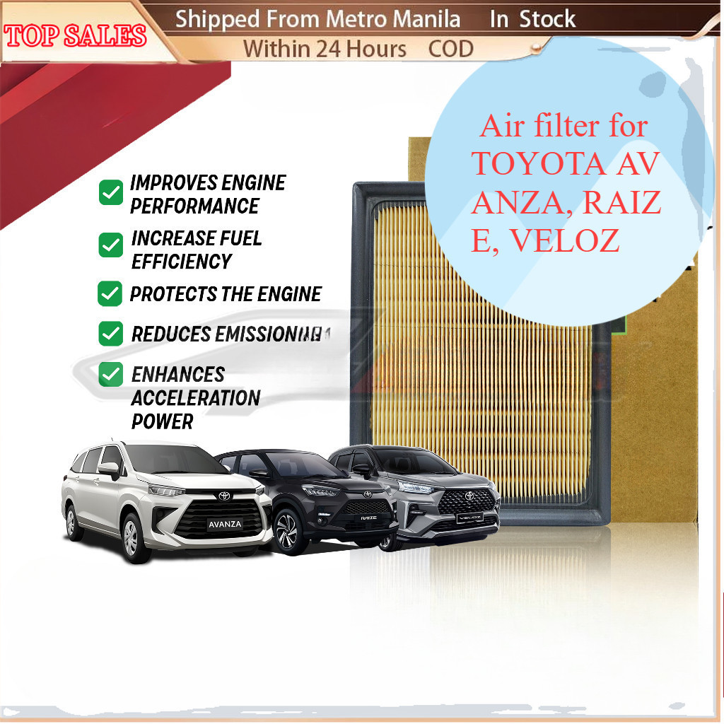 [Fast Delivery] Air Filter for Toyota Avanza, Raize, Veloz 2022 ...