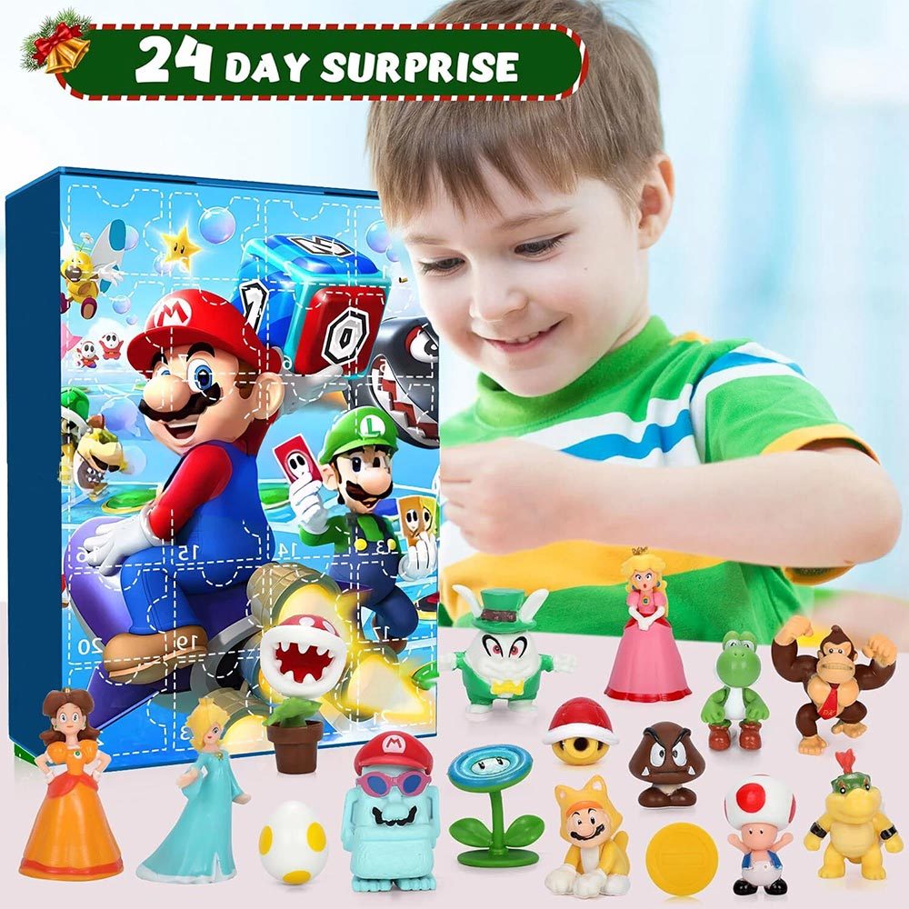 Super Mario 2025 Christmas Advent Calendar 24 Days Countdown Gifts ...