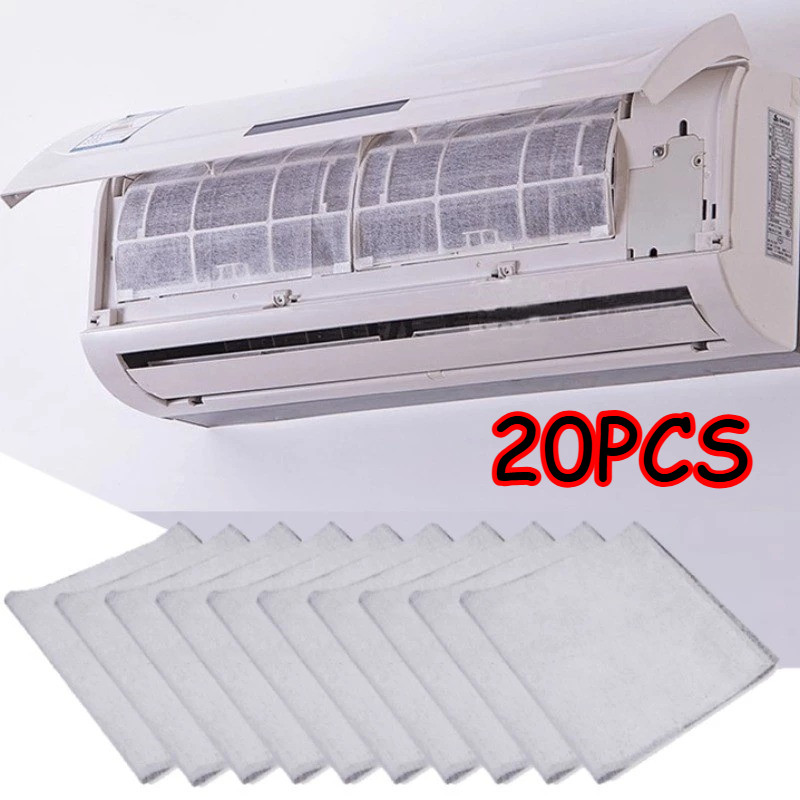 20pc Air Conditioner Dust Screen Ventilation Filter Cotton Non Woven ...