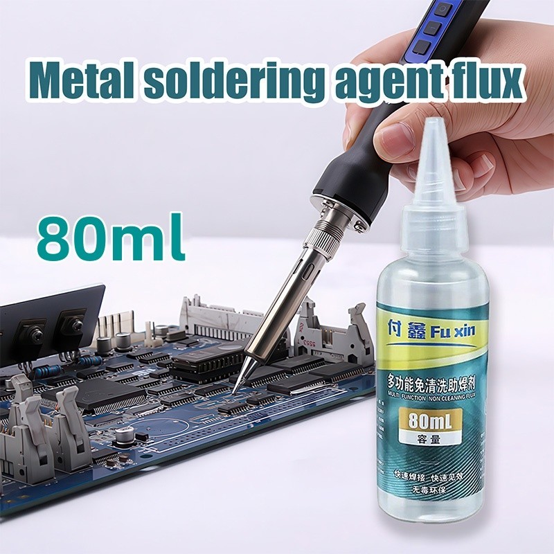 1pcs 80ml Stainless Steel Flux Battery Electrode Soldering Quick Repair ...