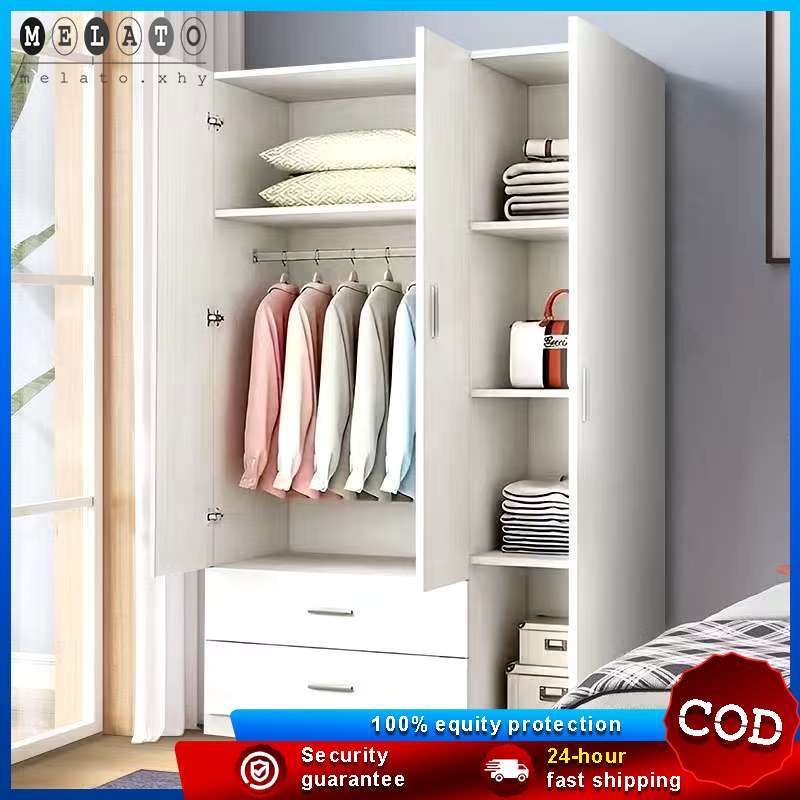 Wardrobe Cabinets with 2 Drawer Clothing Storage Cabinet with Hanging ...