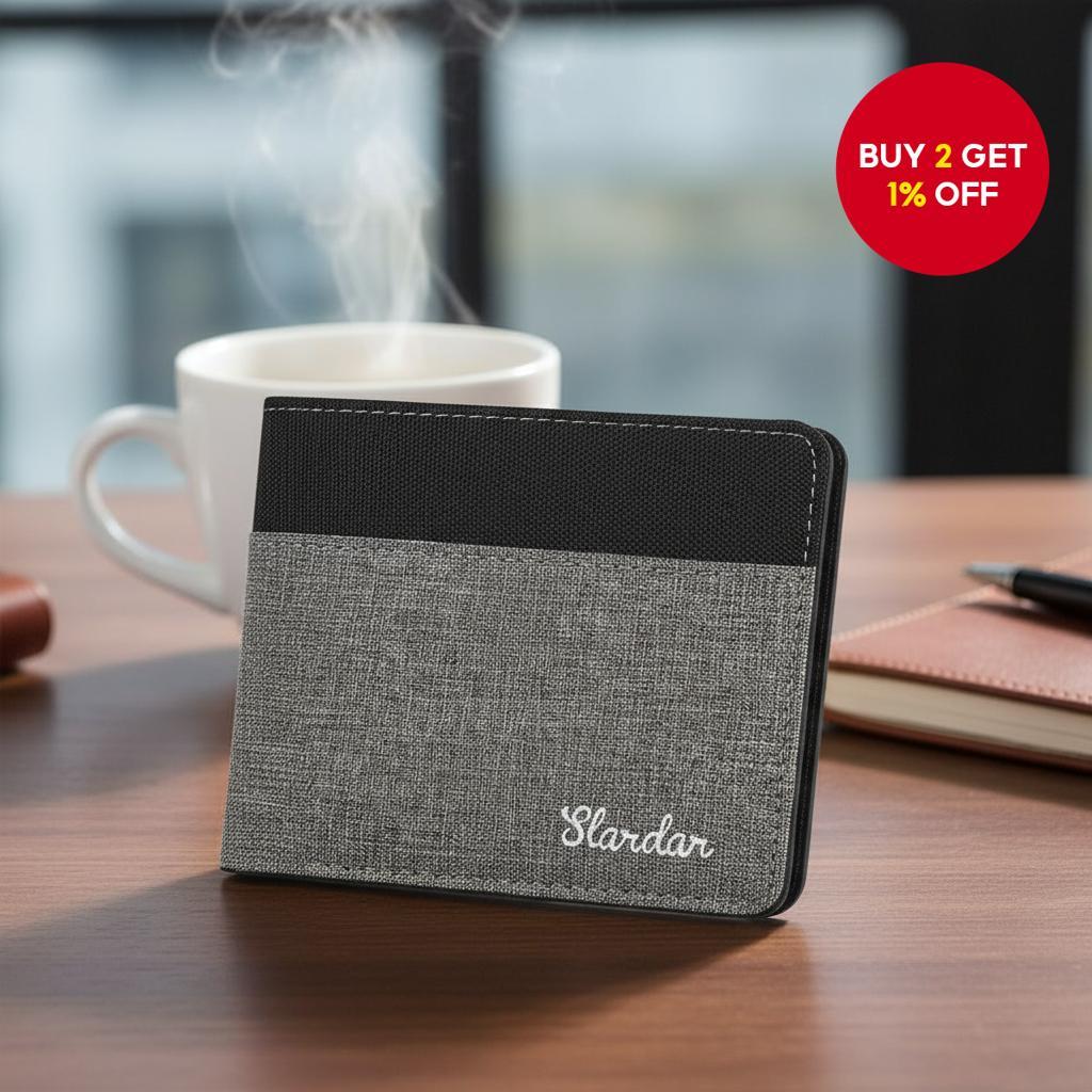 Ultra-Slim RFID Safe Wallet for Men - Card Holder & ID Sleeve Combo ...