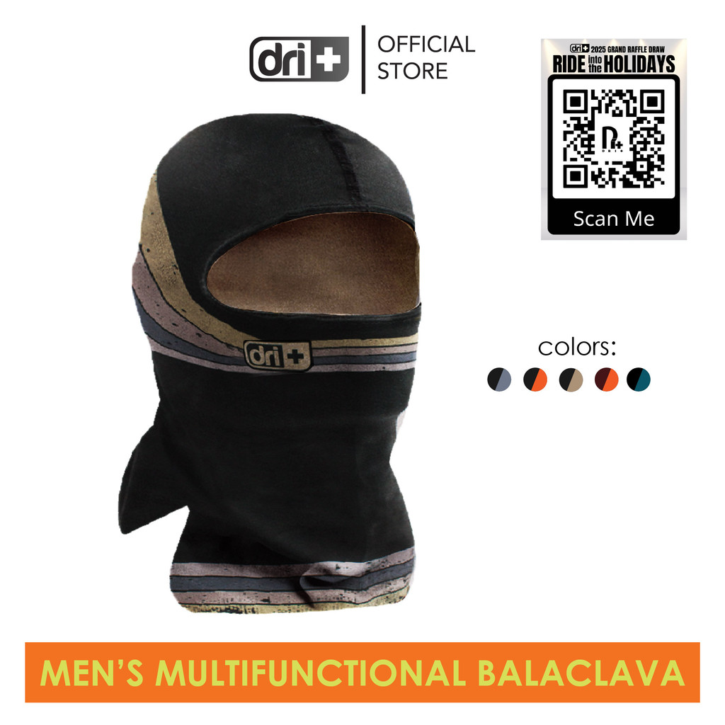Dri Plus Men's Retro Washable Moisture Wicking Balaclava 1 piece ...