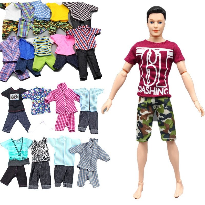 Boys' Toys Clothes Doll Suit Fashion Casual Outfit Dress-Up Boys ...