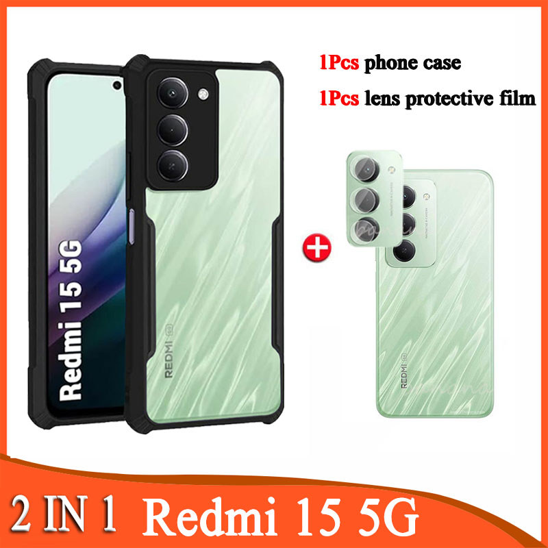2in1 Shockproof Phone Case for Redmi 15 4G 5G | Shopee Philippines