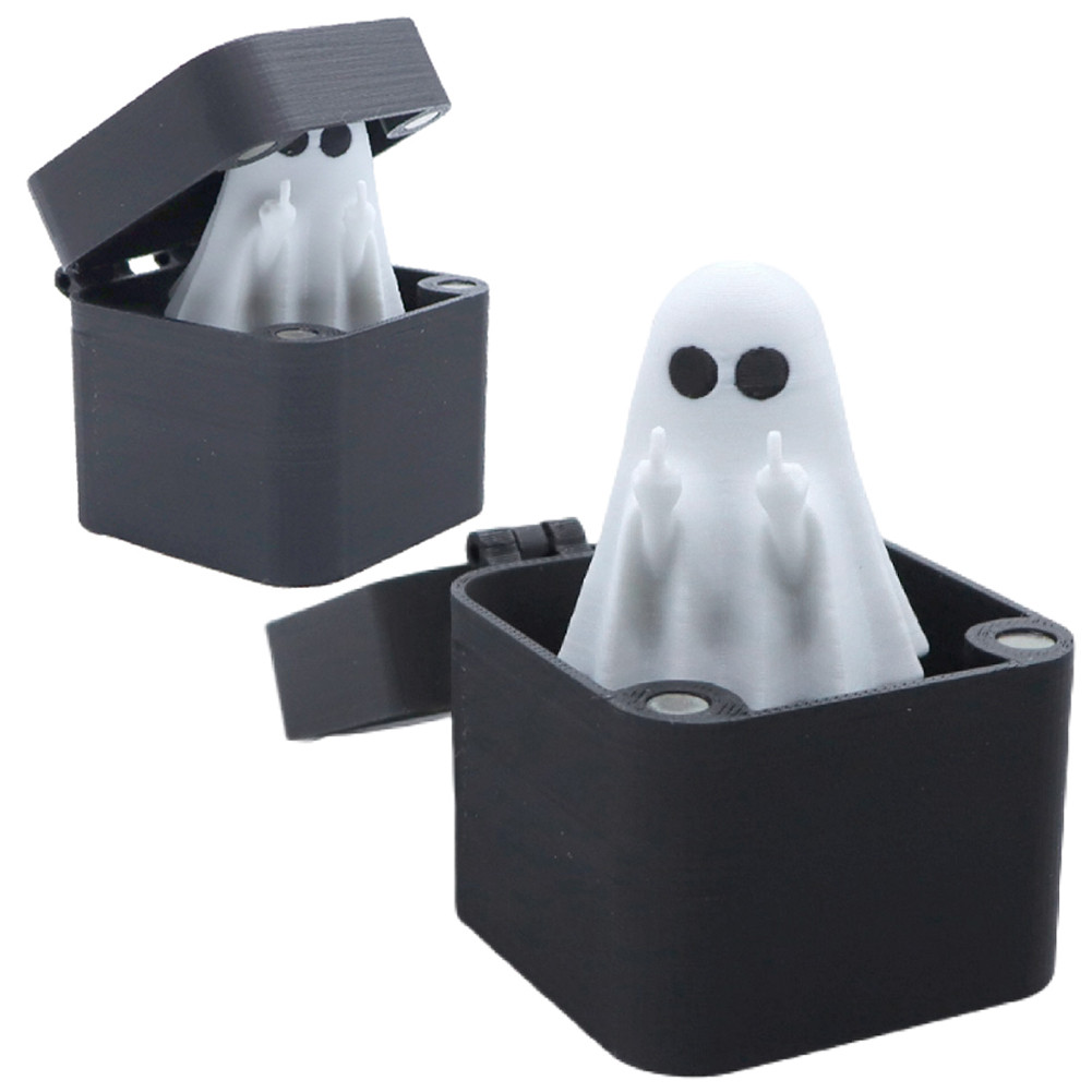 Ghost In A Box Creative Halloween Ghost Finger Surprise Gift Box ...