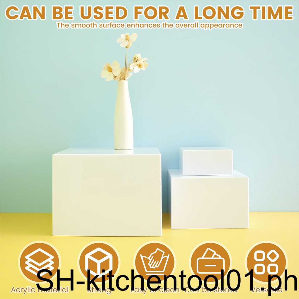 Acrylic Stand Food Display Stand For Buffet Table 6Pcs Buffet Risers ...