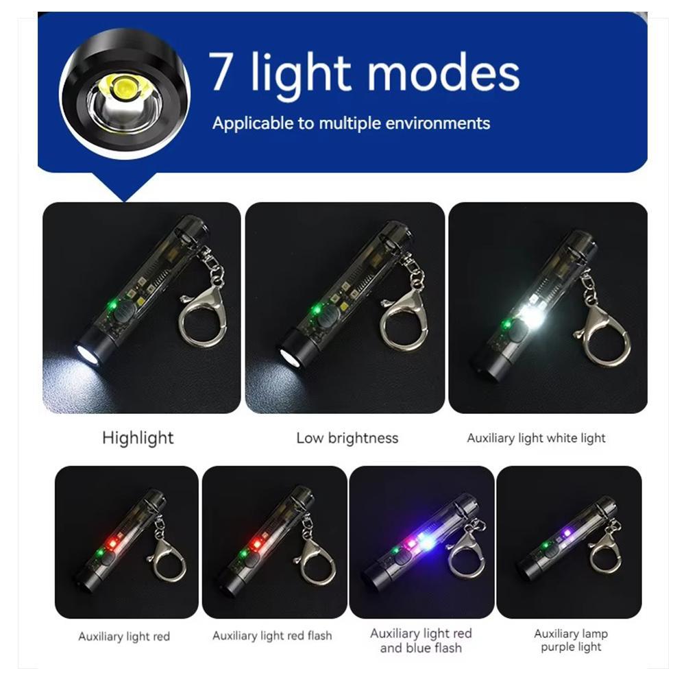 【Whistle Flashlight For Emergency】Torch Light Super Bright 7Modes With ...