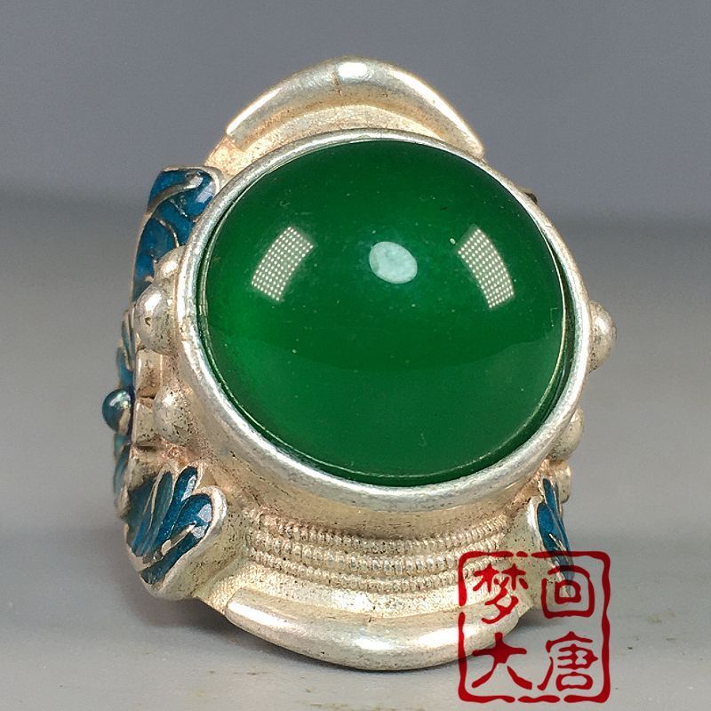 Hand-Painted Cloisonne Finger Tibetan Qing Dynasty Old Objects 10.24.1 ...