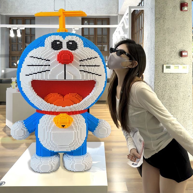 Real 90cm Huge Doraemon Compatible Lego Building Blocks Children's Toys ...