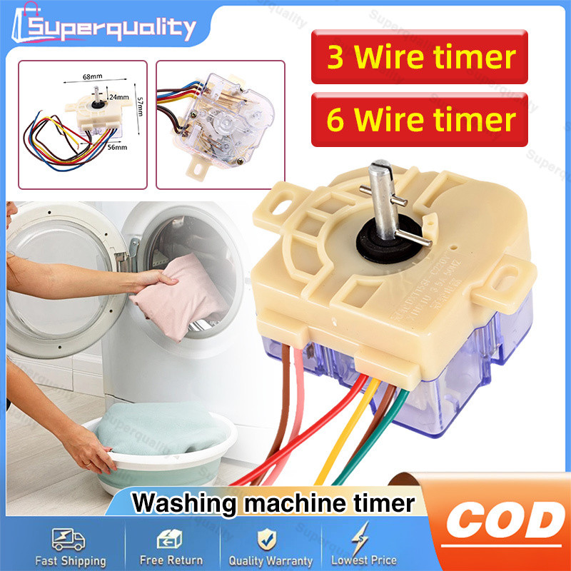 High quality 3 and 6 Wires Washing Machine Timer (Multibrand) | Shopee ...
