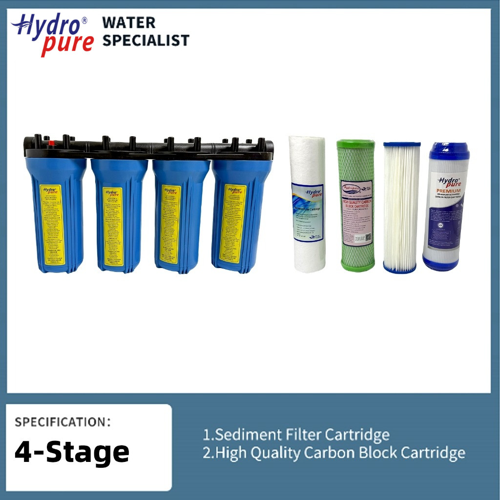 Hydropure 2/3/4 Stage 10 inch Deep Well Water Filter housing Complete ...