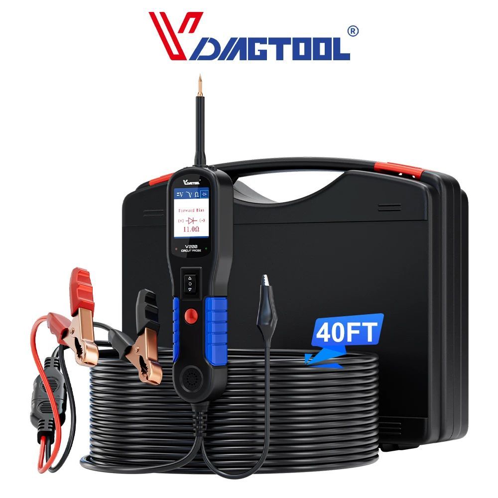 2025 VDIAGTOOL V200 Power Probe 12V/24V Automotive Car Circuit Tester ...