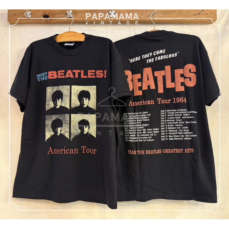 Beatles American Tour 1964 Meet The Beatles! vintage shirt Rapama Rock ...